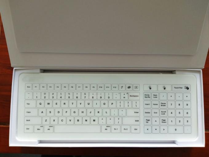 Capacitive Medical Soft Touch Wireless Keyboard , ABS Enclosure IP67 Touch Type Keyboard