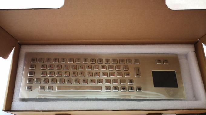Automation CNC Industrial Keyboard Mouse With Embedded Touchpad Durable