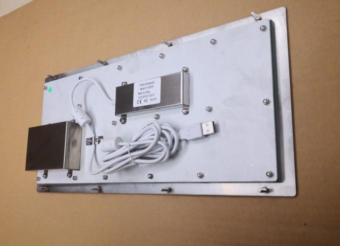Waterproof CNC Industrial Split Keyboard With Trackball / Ruggedized ...