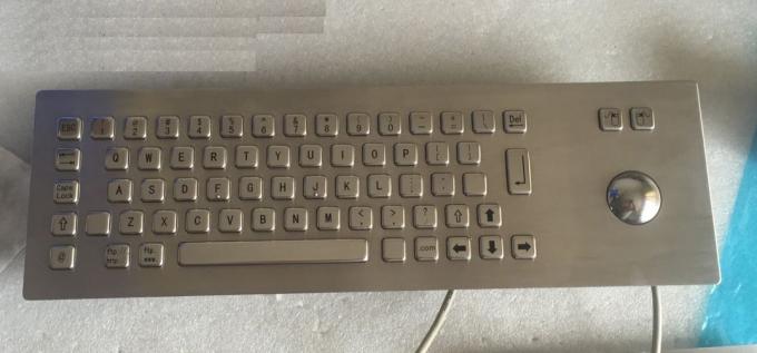 Anti Dust Keyboard With Built In Mouse Ball , Embedded Mechanical ...