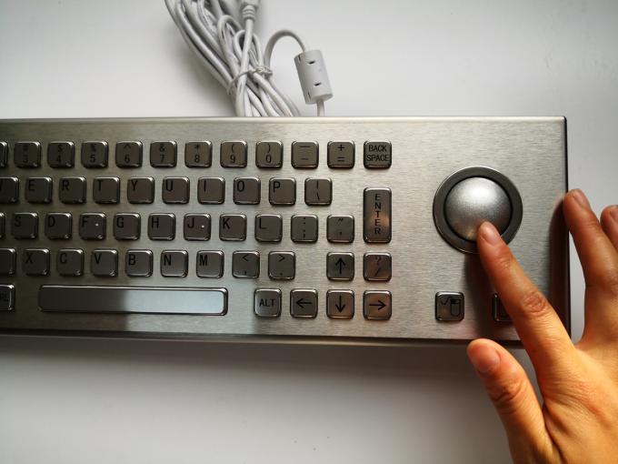 Outdoor Explosion Proof All In One Keyboard , Silver Wired Keyboard ...