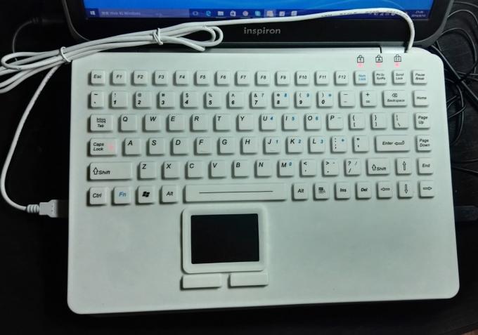 Waterproof Military Portable Computer Keyboard , Touchpad Flat Keyboard ...