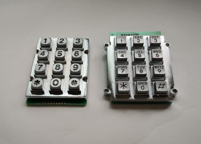 Full Alphabet Digital Keypad Door Lock , Vandal Proof Keyless Entry Keypad