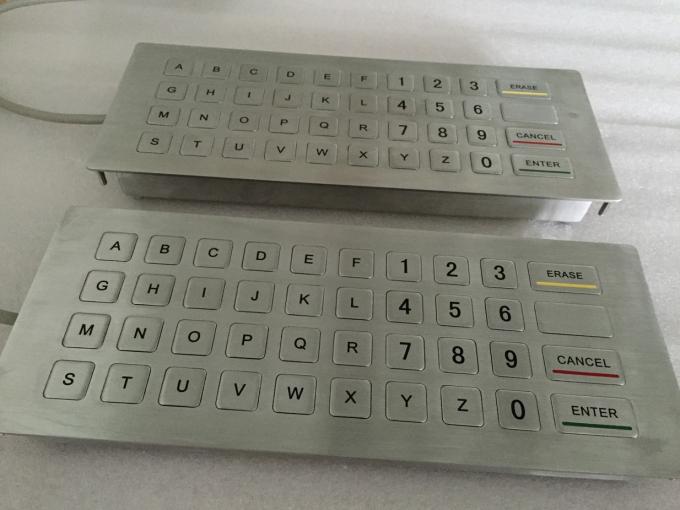 Weatherproof PC USB Metal Keypad 40 Keys For Parking Short Key Stroke