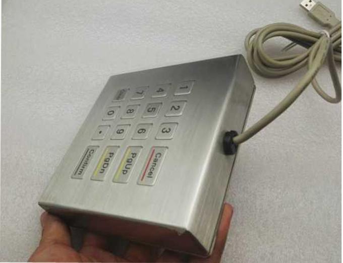 Desk Top 16 Keys Bluetooth Number Pad With Enter , Industrial Bank Atm ...