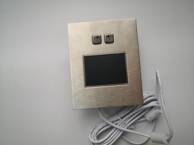 Stainless Steel Touchpad Pointing Device Panel Mount With 2 Mouse Buttons