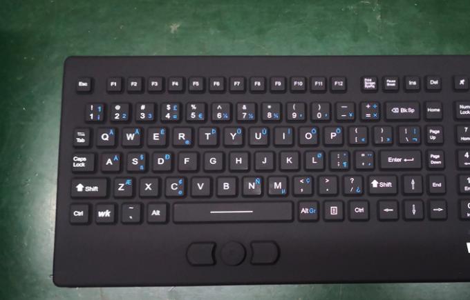 Rubber IP68 Industrial Marine Washable Keyboard For Fishing Boat